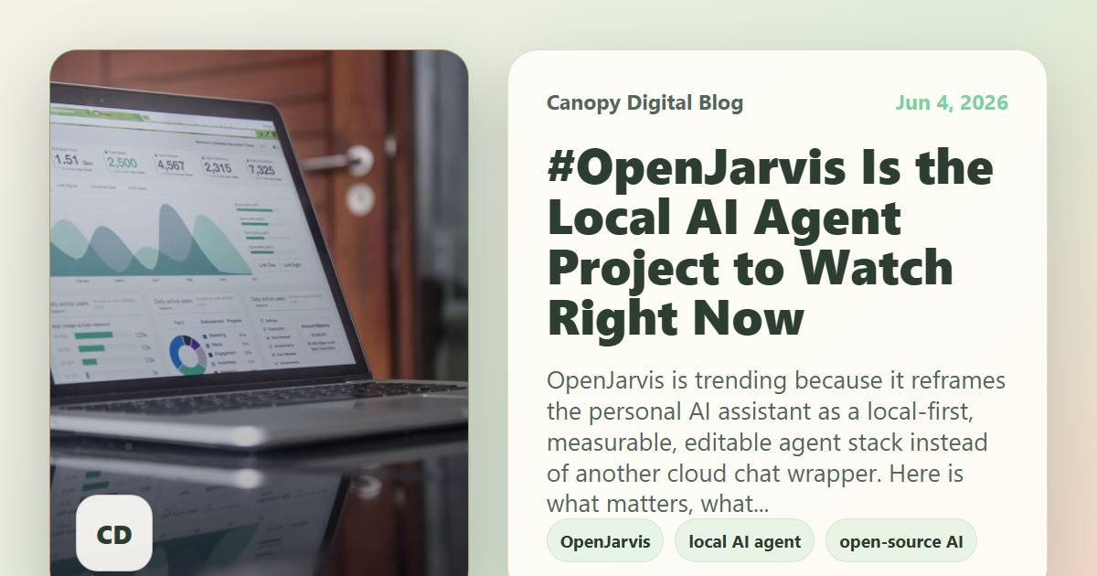 #OpenJarvis Is the Local AI Agent Project to Watch Right Now
